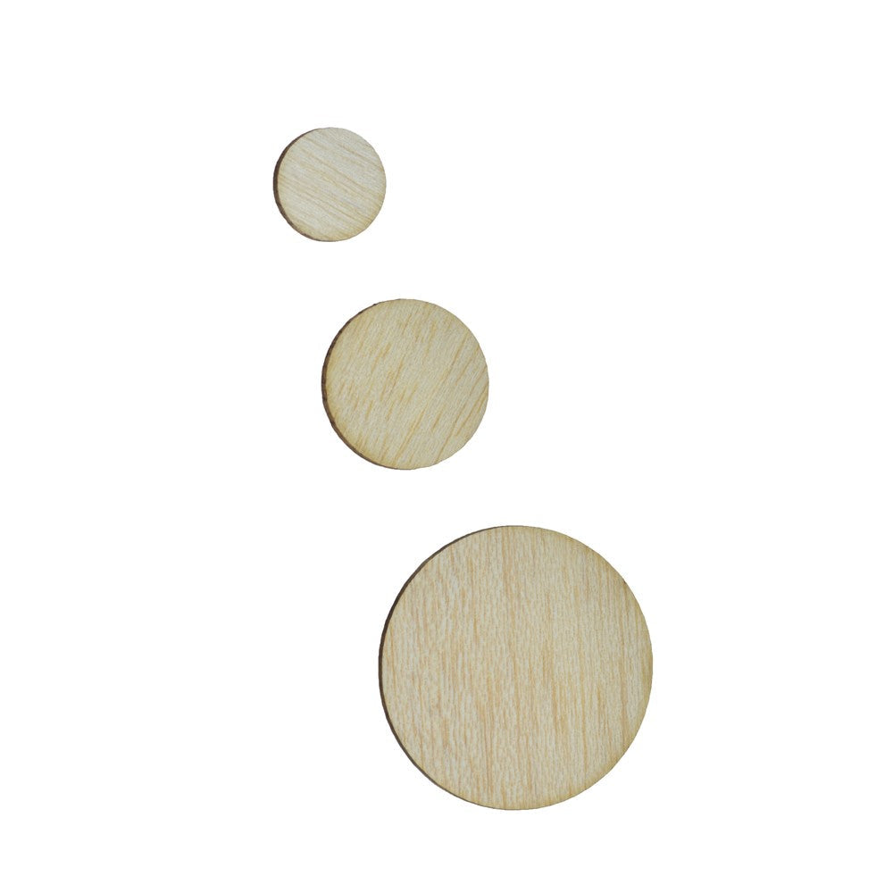 Natural Wood Craft Shapes - Circles — Naturally Craft